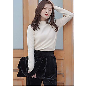 Women Soft Faux Fur Shoulder Bag Fuzzy Leopard Print Handbags Plush Tote Bags Clutch Purse (Black)