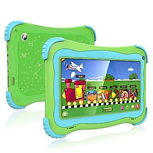 Kids Tablet 7 Android Kids Tablet Toddler Tablet Kids Edition Tablet with WiFi Dual Camera Childrens Tablet 1GB + 32GB Parental Control, Google Play Store