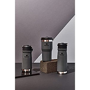 Stanley IceFlow Stainless Steel Water Jug with Straw, Vacuum Insulated Water Bottle for Home and Office, Reusable Tumbler with Straw Leakproof Flip, 17 ounces