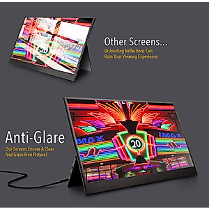 SideTrak Solo Triple 15.6” Portable Gaming Monitor for Laptops, 2 Freestanding 15.6” FHD 1080P LED Display Screens, Extending Screens for Mac, PC, & Chrome, USB-C or HDMI, Speakers & HDR Mode