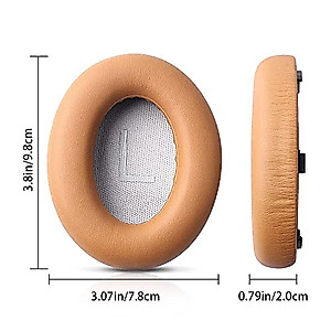 NC 700 Ear Pads for Bose 700 Headphones, BUTIAO Protein Leather Memory Foam Earpads Replacement Ear Cushion Pad for Bose 700 NC700 Noise Cancelling 700 Headphones (Khaki)