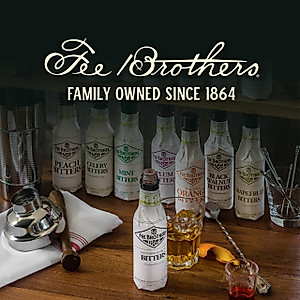 Fee Brothers Plum Cocktail Bitters - Aromatic Cocktail Mixer & Concentrated Flavoring, Gluten Free, Vegan-Friendly, 5 fl oz