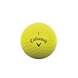 Callaway Golf Superfast Bold Golf Ball, Yellow