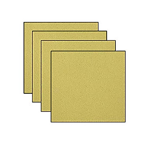 Square Cork Board Wall Sticker x4, Color Message Board Photo Wall, DIY self-Adhesive Background Board Display Board, 30x30cm