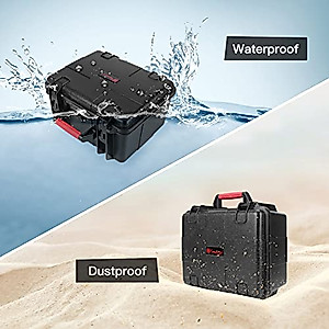 Smatree GA700-3 Waterproof Hard Case Compatible for GoPro Hero 11/10/9/8/7/6/5/4/3 Plus/3/GoPro Hero 2018/DJI OSMO Action Camera, 11.7 Liter(Camera and Accessories Not Included)