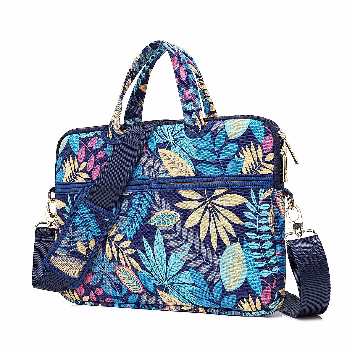 kayond Forest Series Bule Patten Waterproof Laptop Shoulder Messenger Bag Case Sleeve for 12 Inch 13.3 Inch Laptop