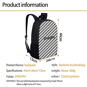 HUIACONG Panda Backpack for Girls Kids' Backpacks Lightweight Bookbags Big School Bag Pack for Boys Children College Backpack School Bag