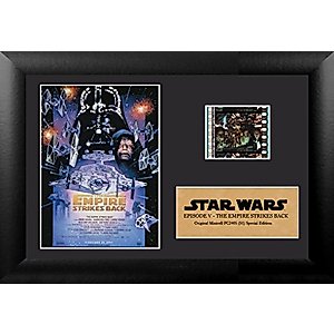 FilmCells – Star Wars: Episode V - The Empire Strikes Back - Officially Licensed Collectible - 7” x 5” MiniCell Desktop Presentation – Featuring 35 mm Movie Clip with Easel Stand and Certificate of Authenticity