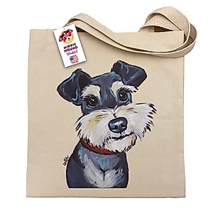 Schnauzer Tote Bag, Schnauzer Lover Gifts, Schnauzer Gifts
