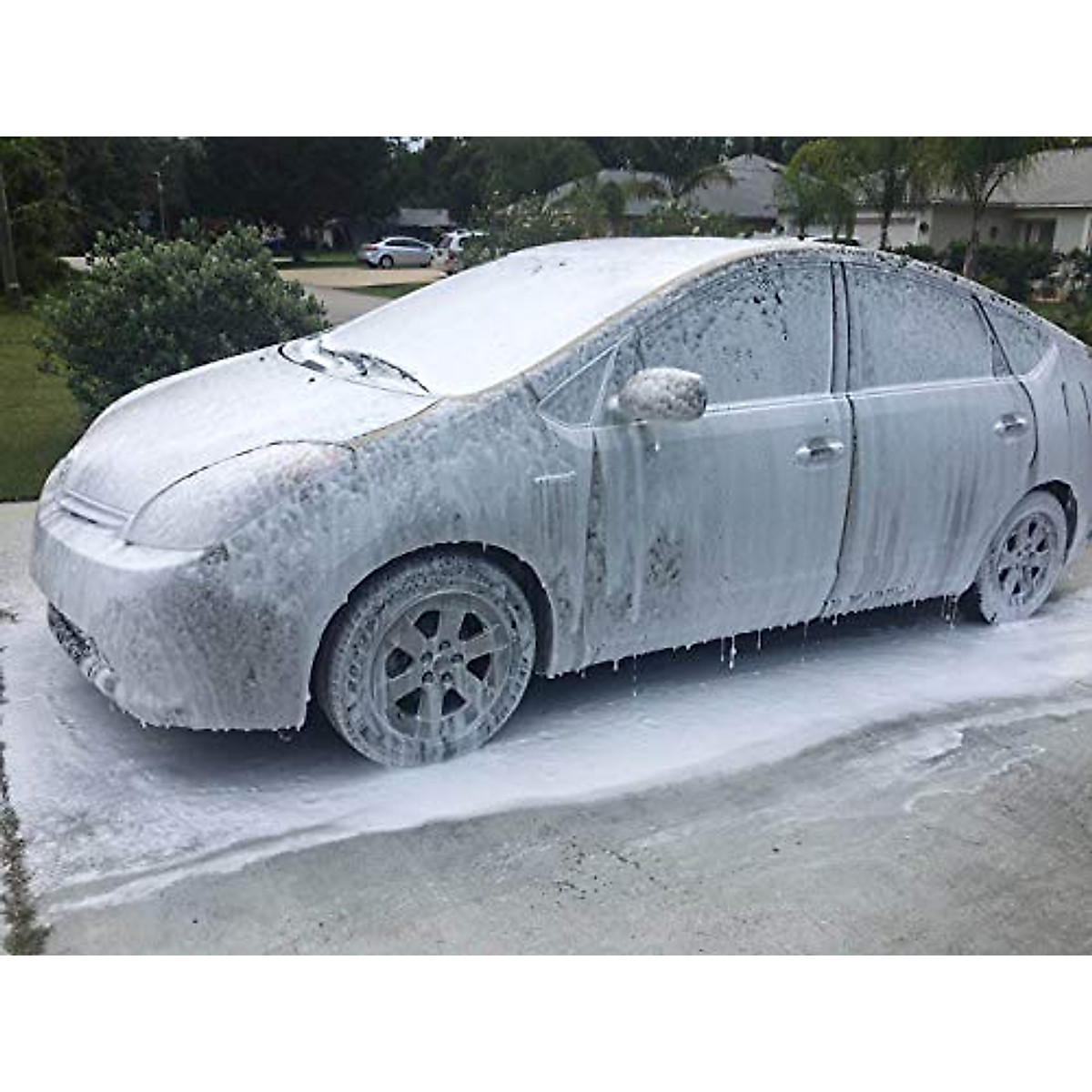 M MINGLE Foam Cannon Orifice Nozzle Tips and Foam Maker, Universal 1.1 mm Thread Nozzle and Mesh Filter for Snow Foam Lance, 3000 PSI