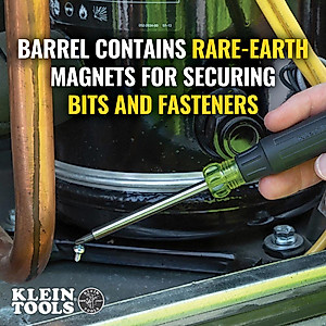 Klein Tools 32328 Precision Screwdriver, 27-in-1 Multi-Bit Screwdriver, Bits for Apple Product Repair, Rare-Earth Magnet, Electronic Repair