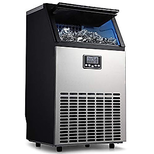 Northair Ice Machine 150LBS/24H Stainless Steel Commercial Ice Maker (150LB)