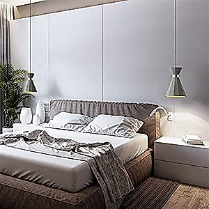 JewOss Chandeliers,Chandelier Ceiling Light Nordic Simple Creative Personality Fashion Single Head Resin Lighting for Living Room/Bedroom/Restaurant/Café,Short (Color : Long)