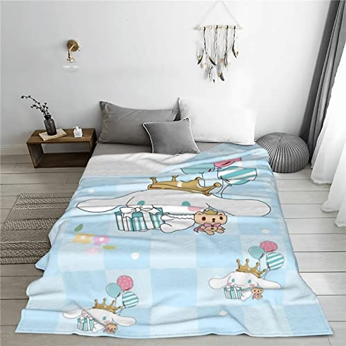 Anime Blankets Throws Soft Cozy Flannel Lightweight and Comfortable Bedroom Living Room Sofa Bed Blankets for Adults Kids 6-50"x40"
