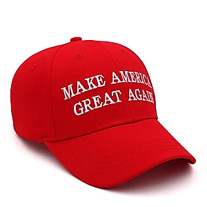 Generic MAGA 2024 hat MAGA Hat Make America Great Again President Trump Slogan with USA Flag Cap Adjustable 2024 Keep America Great Baseball Hat (Red)