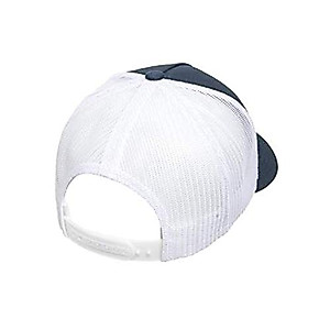 Denali Trucker Hat w/National Park Woven Patch (Navy/White)