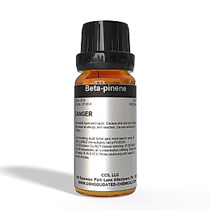 Beta-Pinene 98% Pure - Premium-Quality Industrial and Laboratory Grade (30mL (1 Fl Oz))