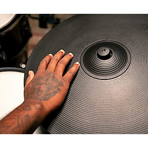 Roland VAD506 V-Drums Acoustic Design Electronic Drum Set with 14" Snare, 20" Kick, 10/12 Toms, 14" Floor Tom, 14" Crash, 16" Crash/Ride, and 18" Ride Cymbals, 12" Hi-hat, and TD-27 Sound Module