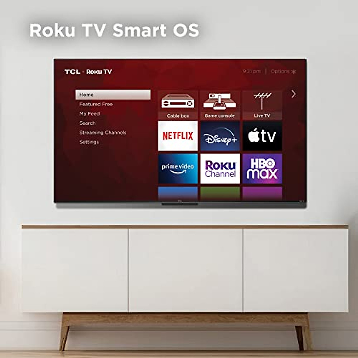 TCL 43-Inch Class S4 4K LED Smart TV with Roku TV (43S450R, 2023 Model), Dolby Vision, HDR, Dolby Atmos, Works with Alexa, Google Assistant and Apple HomeKit Compatibility, Streaming UHD Television