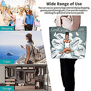 Tote Bag for Women Shoulder Handbag Fashion Woman Tote Bag Shoulder Handbag Black Queen Girl Tote Bag Shoulder Handbag