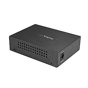 StarTech.com Multimode (MM) SC Fiber Media Converter for 10/100/1000 Network - 550m Range - Gigabit Ethernet - 850nm - Full Duplex, TAA (MCMGBSCMM055)