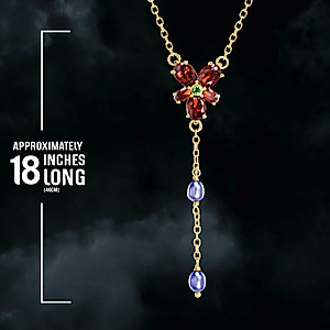 The Noble Collection HERMIONE GRANGER™ Red Crystal Necklace, Gold Plated