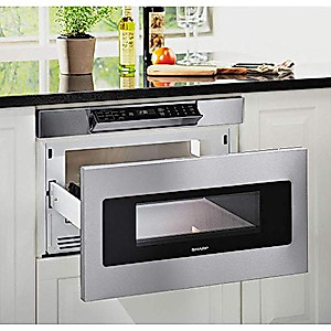 Sharp Built-In Microwave Drawer, Stainless Steel - SMD3070ASY model