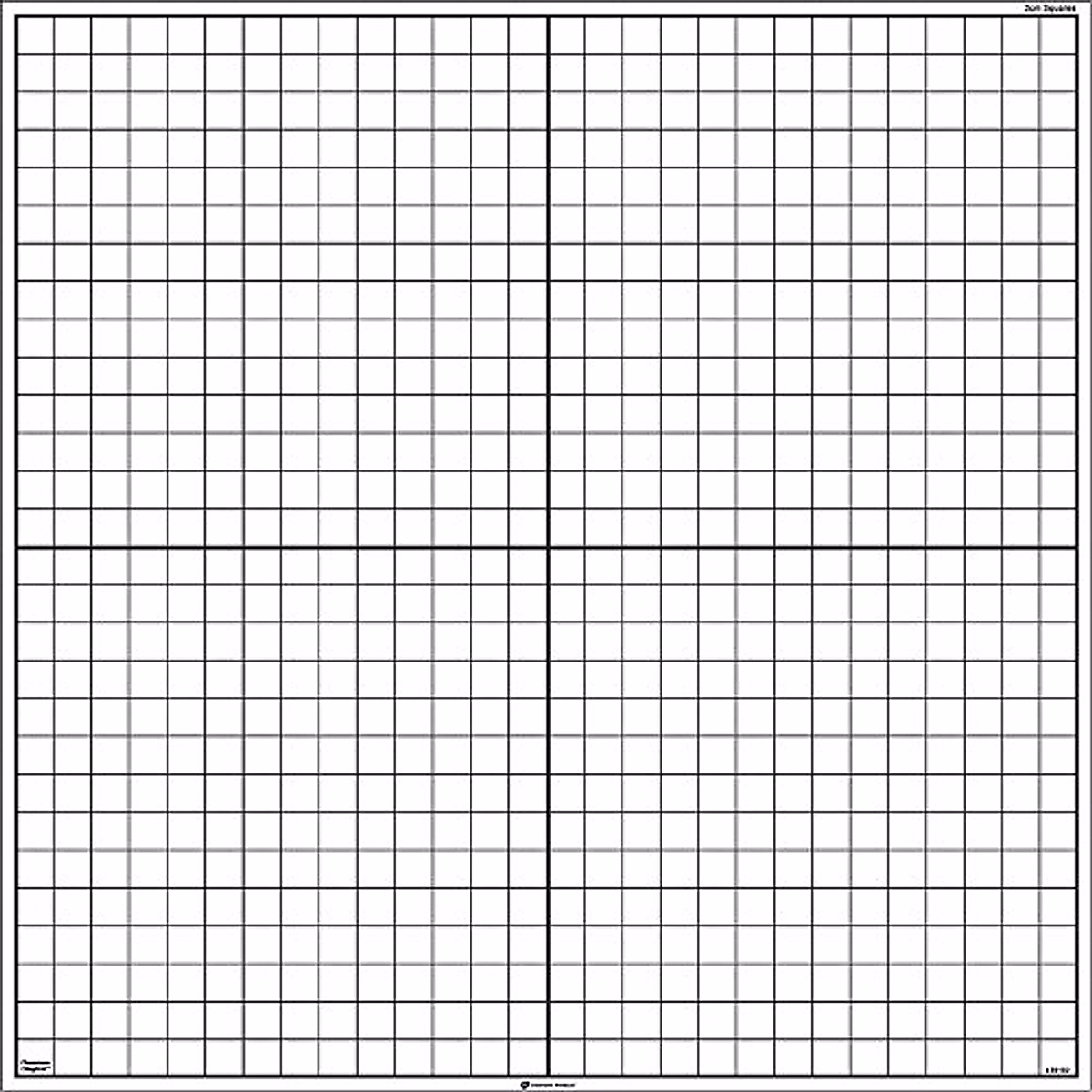 hand2mind XY Coordinate Grid Clings For Teachers, Grid Board For Graphing, Dry Erase Mat, Teacher Supplies For Classroom, School Supplies, Teacher Demonstration Clings (Pack of 3)