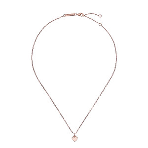 Ted Baker London Hara Tiny Heart Pendant Necklace for Women (Rose Gold Tone)