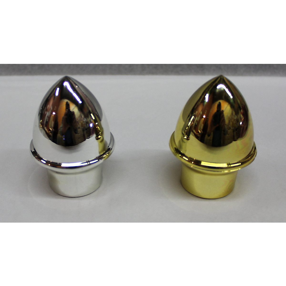 Gold Acorn End Cap Flag Pole Topper Finial (Fits 1 in. Pole)