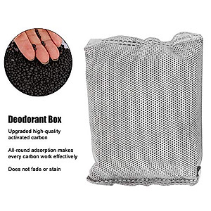 Refrigerator Deodorizer (2 Pack),Activated Carbon Air Purifying Bag, Moisture Absorber, Natural Car Air Freshener, Shoe Deodorizer, Odor Eliminators For Home, Pet, Closet