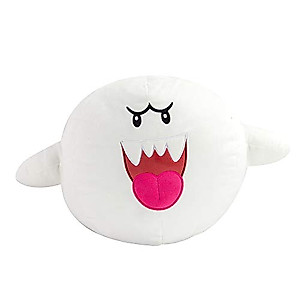 Club Mocchi- Mocchi- Nintendo Super Mario Plush - Boo Plushie - Collectible Squishy Plushies - 15 Inch