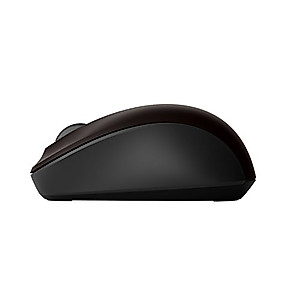 Microsoft Bluetooth Mobile Mouse 3600 - Black. Comfortable design, Right/Left Hand Use, 4-Way Scroll Wheel, Wireless Bluetooth Mouse for PC/Laptop/Desktop, works with for Mac/Windows Computers