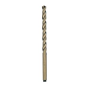 BOSCH CO2140 1-Piece 13/64 In. x 3-5/8 In. Cobalt Metal Drill Bit for Drilling Applications in Light-Gauge Metal, High-Carbon Steel, Aluminum and Ally Steel, Cast Iron, Stainless Steel, Titanium