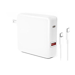 2 Port 108W 12W QC USB A 96W for Samsung Galaxy and All USB-C Devices, with 2M USB C to C Charging Cable