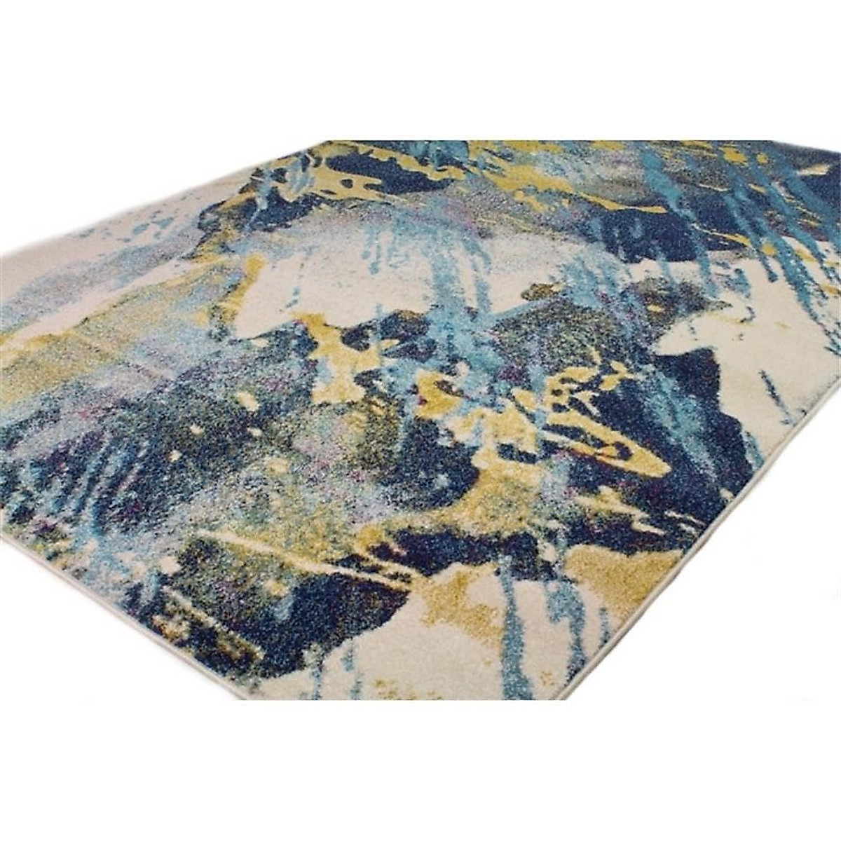 Bashian Everek Neda 7'6" x 9'6" Area Rug in Ivory and Blue