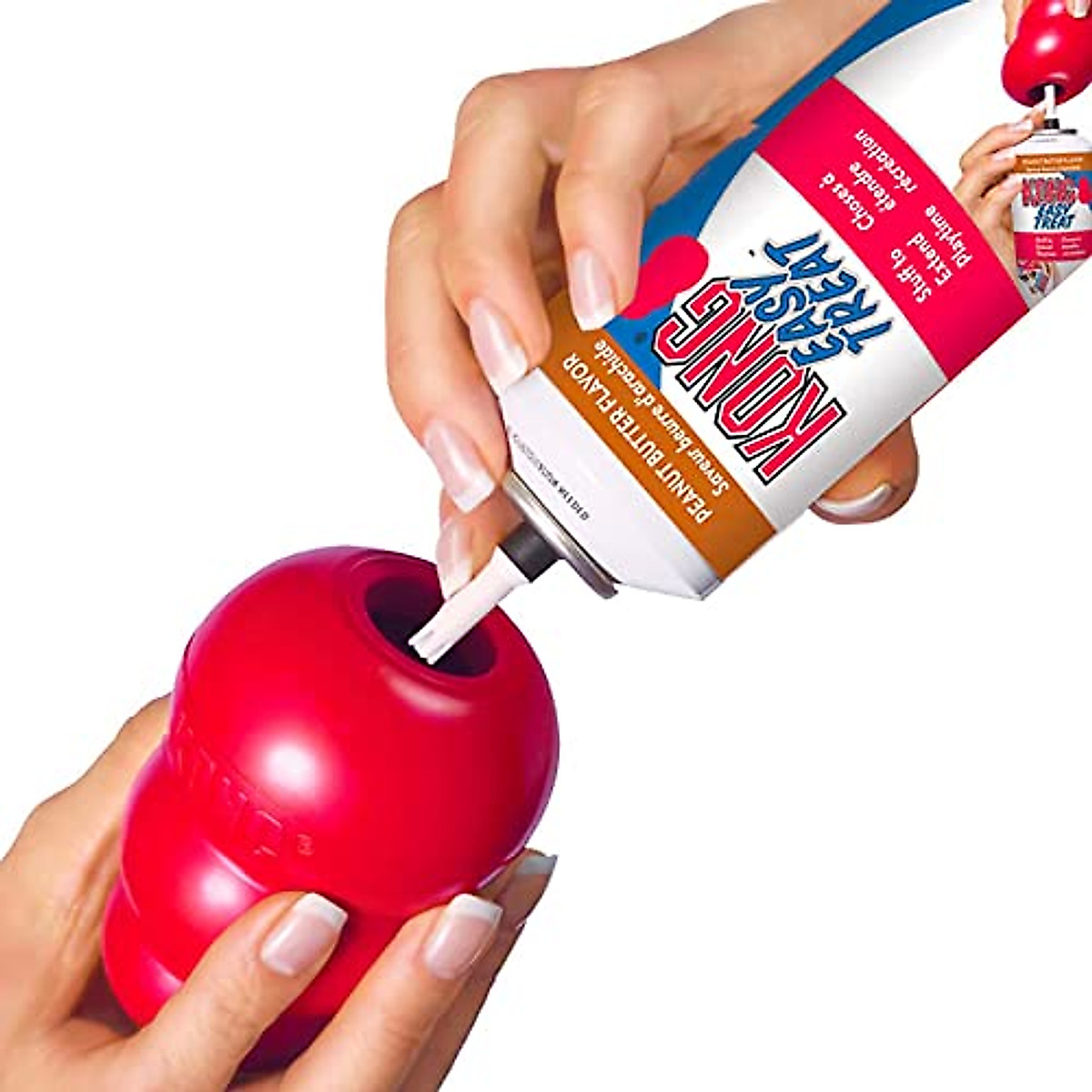 KONG - Classic Dog Toy, Durable Natural Rubber- Fun to Chew, Chase and Fetch - for Medium Dogs