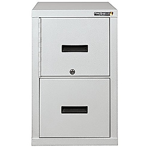 Fire Resistant File Cabinet - Light weight, fire rated, One file drawer & safe