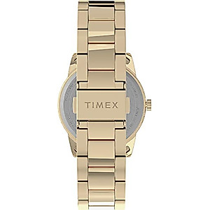 Timex Men's Easy Reader 38mm Watch – Gold-Tone Case Cream Dial with Gold-Tone Stainless Steel Bracelet