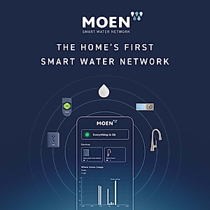 Moen TS3302BL U by Moen Digital Shower Controller with S3102 U by Moen Digital Shower Valve 2-Outlet and Backup Battery Pack
