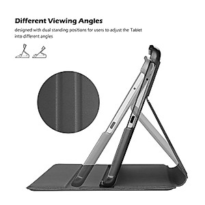 ProCase for Lenovo 8.0 Inch Tab M8 Gen 3 2022/Smart M8 Gen 3 2022 /Tab M8 HD LTE 2021/Tab M8 HD/Smart Tab M8/Tab M8 FHD 2019 Case, Slim Stand Protective Cover for Lenovo M8 8" Tablet -Black