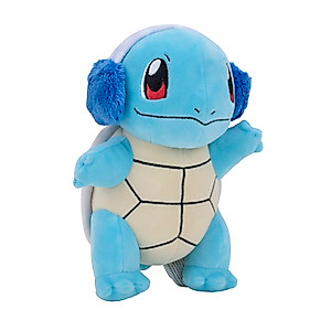 Pokemon Squirtle Holiday Seasonal Plush, 8” Pokemon Plush Toy, Includes Santa Hat Accessory- Super Soft, Authentic Details - Perfect for Playing, Displaying, Cuddling & Gifting- Gotta Catch ‘Em All