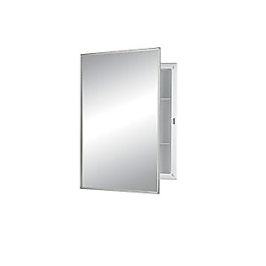 Jensen 781021 Builder Series Framed Medicine Cabinet, 16-Inch by 22-Inch by 3-3/4-Inch