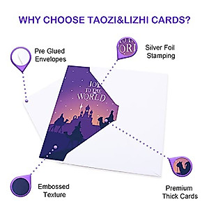 TAOZI&LIZHI Religious Christmas Cards Boxed Assortment with Envelopes, Assorted Lang Merry Christmas Gifts Holiday Blank Greeting Xmas Cards Clearance Bulk, Nativity(4 Designs, 24 Handmade Cards)