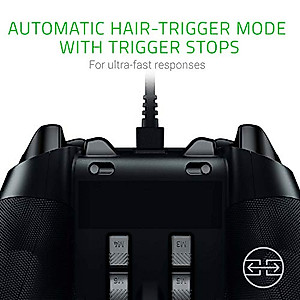 Razer Wolverine Ultimate Officially Licensed Xbox One Controller: 6 Remappable Buttons and Triggers - Interchangeable Thumbsticks and D-Pad - For PC, Xbox One, Xbox Series X & S - Black