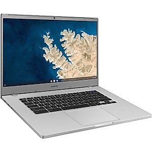 SAMSUNG 2021 Chromebook 15.6 Inch Laptop| FHD 1080P Display| Intel Celeron N4000 up to 2.6 GHz| 4GB RAM| 128GB eMMC| Bluetooth| Chrome OS + NexiGo 32GB MicroSD Card Bundle