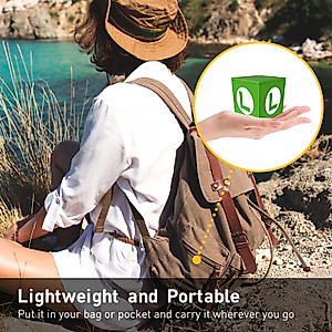 UFOPETIE Game Storage Box for Switch Game Cards Mario Games Cube,Up to 16 Games,Foldable Nintendo Switch Game Card Case Cube Nintendo Switch Game Storage Box-Green L