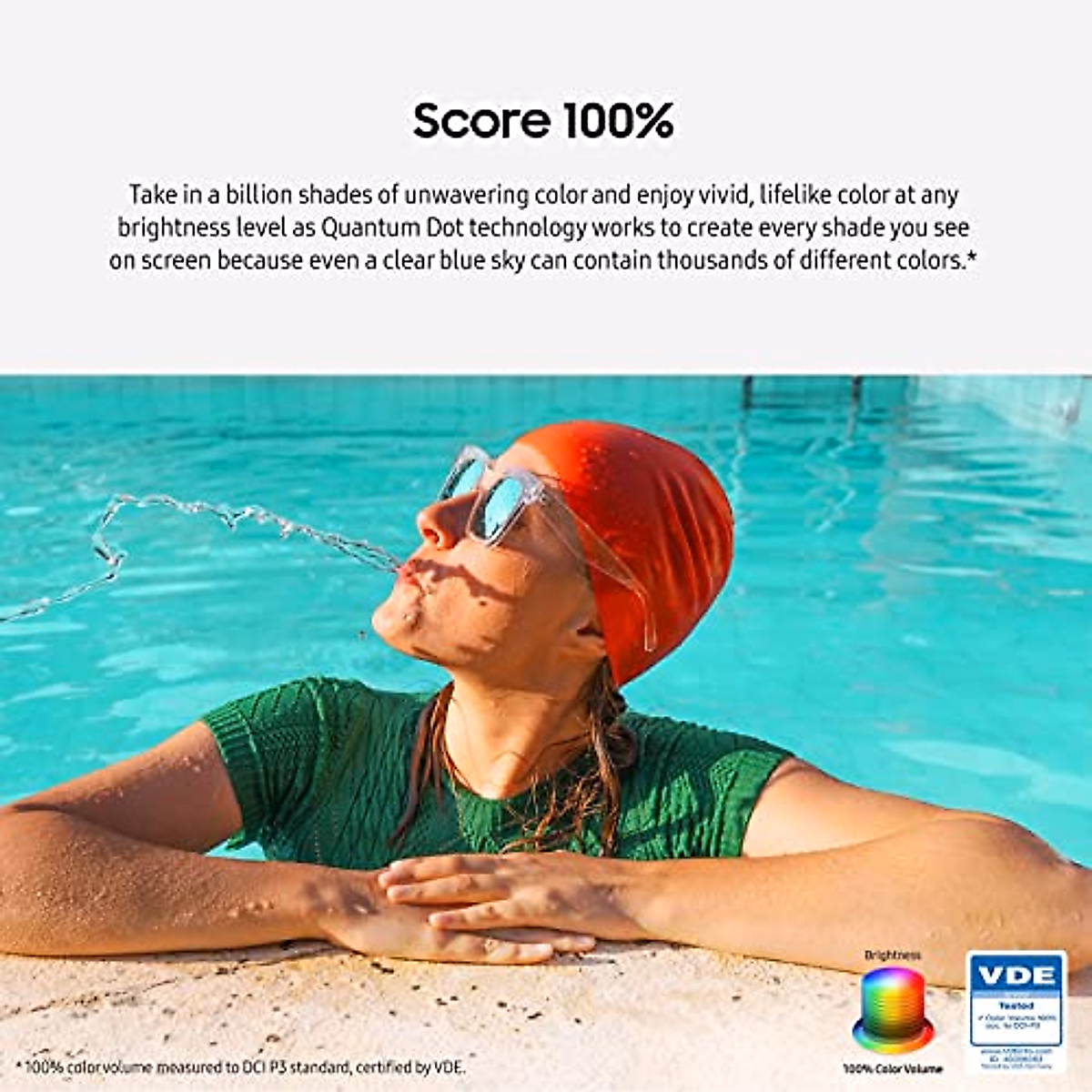 SAMSUNG QN65Q60CAFXZA 65" QLED 4K Quantum HDR Dual LED Smart TV with an Austere 5S-4KHD2-2.5M V-Series 2.5m Premium 4K HDR HDMI Braided Cable (2023)(USED)