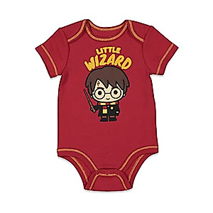 Harry Potter Infant Baby Boys 3 Pack Short Sleeve Bodysuits Multicolored 24 Months