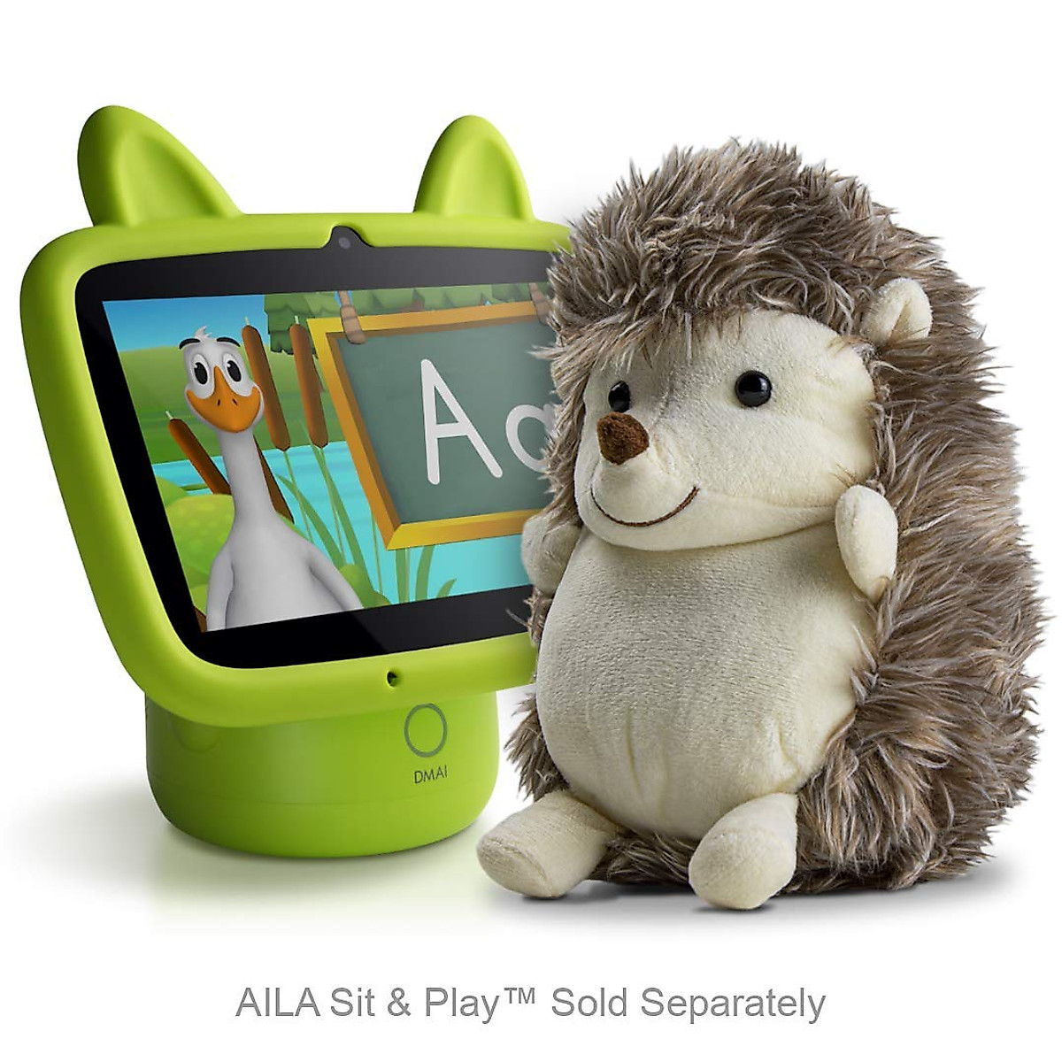 ANIMAL ISLAND AILA Sit & Play Hedgehog Plush Stuffed Animal Learning Companion